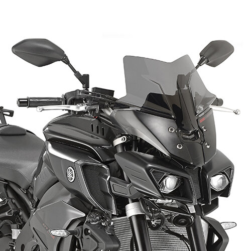GIVI Windschild getönt, 360 mm hoch, 360 mm breit für Yamaha MT-10 (1 ...